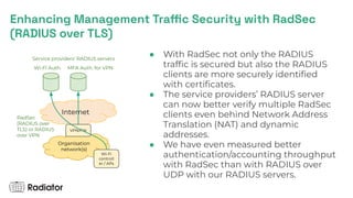 RADIUS in Action: Securing, Monitoring and Protecting Network Infrastructure | PPT