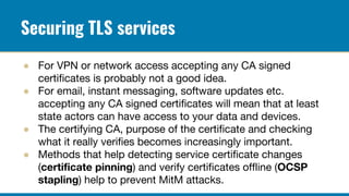 TLS and Certificates | PDF