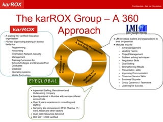 karROX Group - A Global IT Training Organization - Subsidiaries and ...