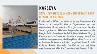Karseva- Teachings of Guru Nanak Dev Ji | PDF