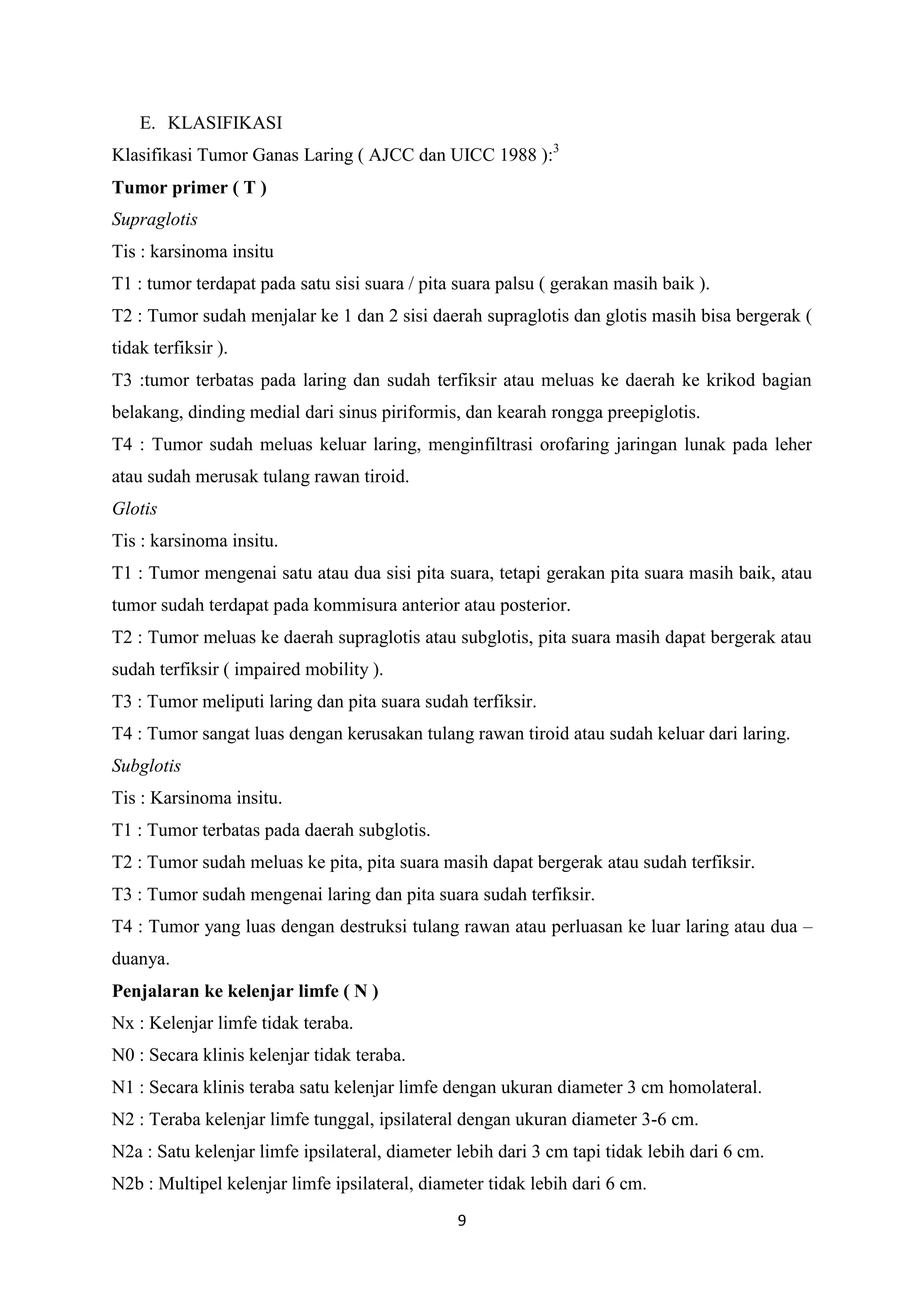 Karsinoma laring | DOCX