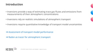Karstens, Ute: Assessment of regional atmospheric transport model ...