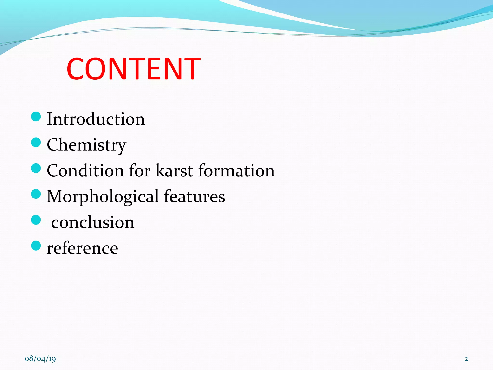 Karst topography | PPT