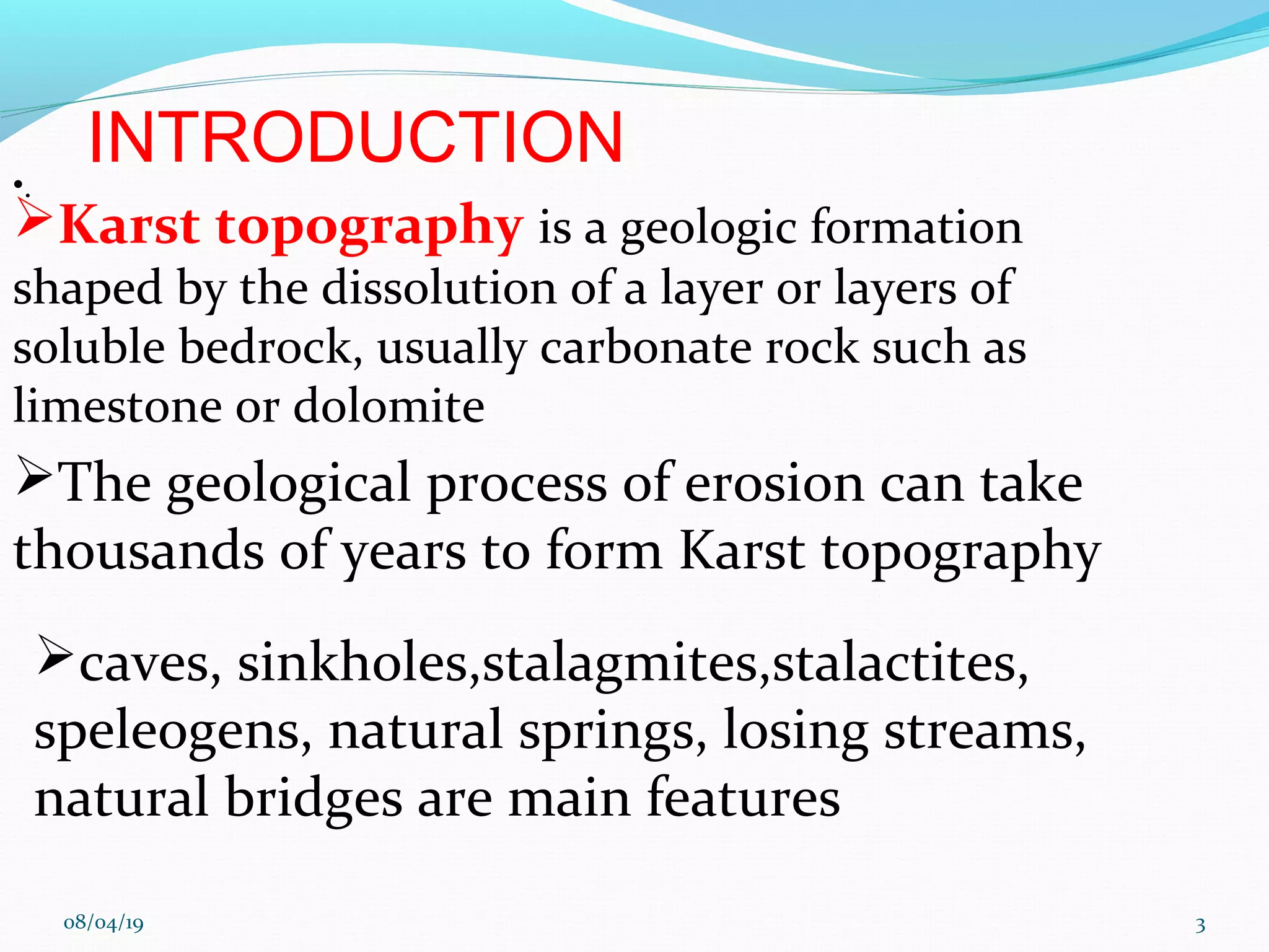 Karst topography | PPT