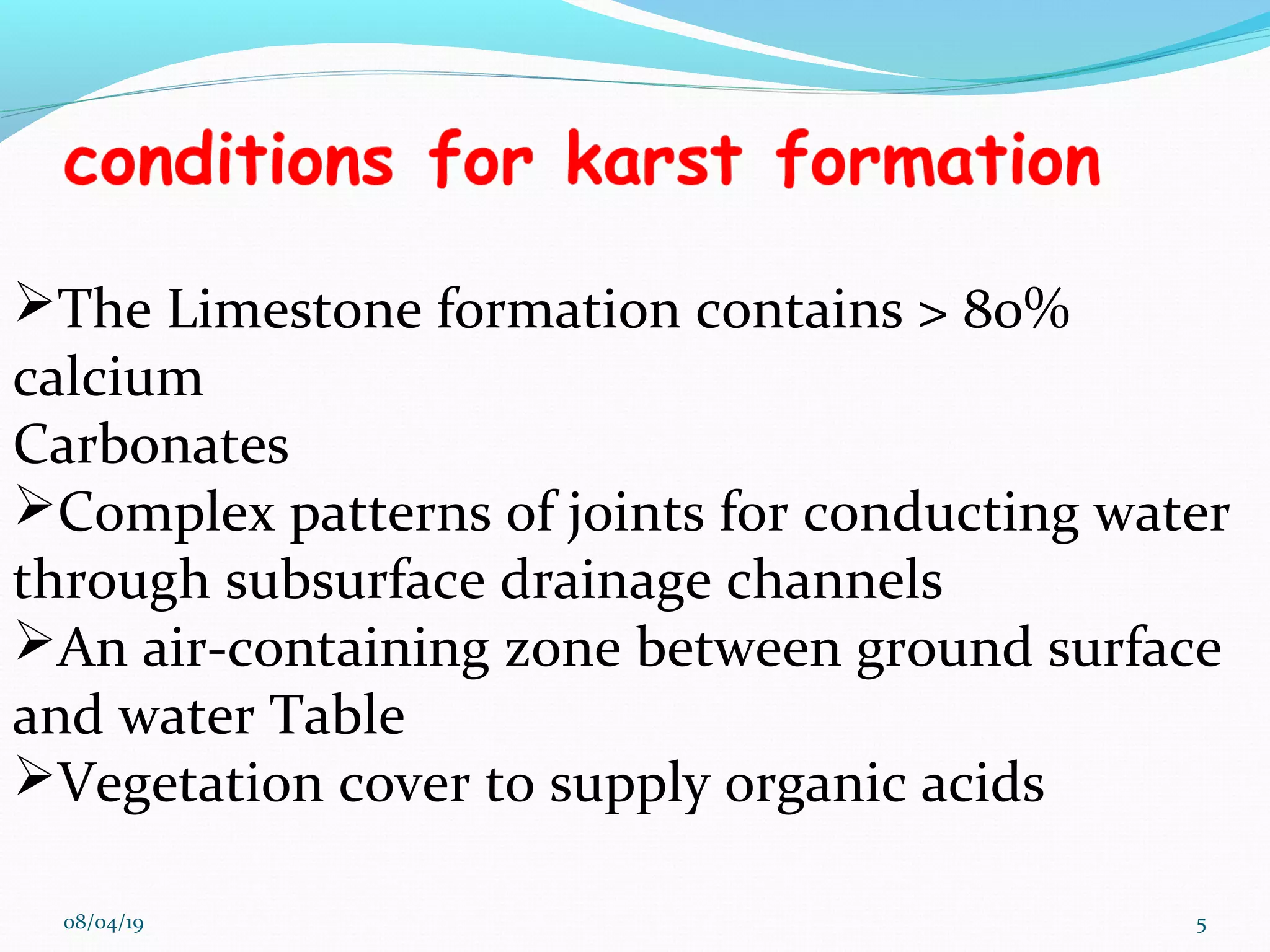 Karst topography | PPT