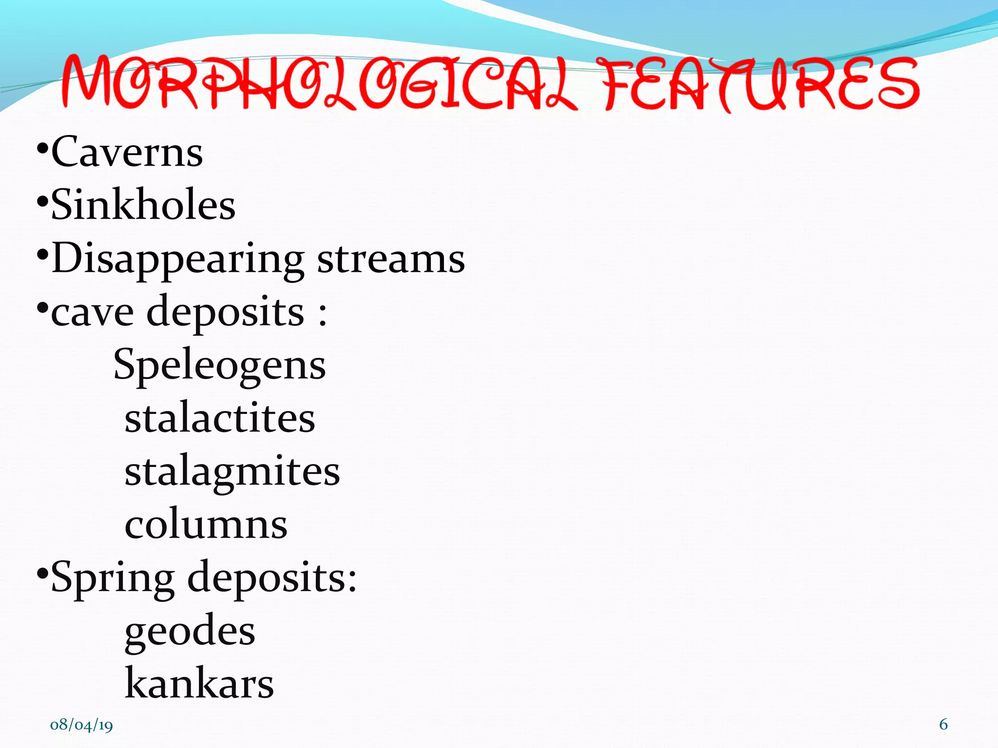 Karst topography | PPT