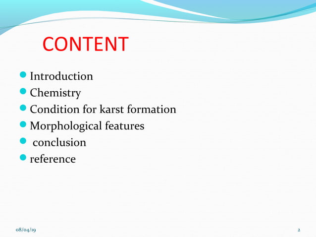Karst topography | PPT