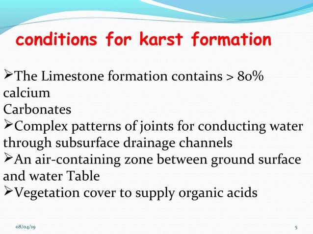 Karst topography | PPT
