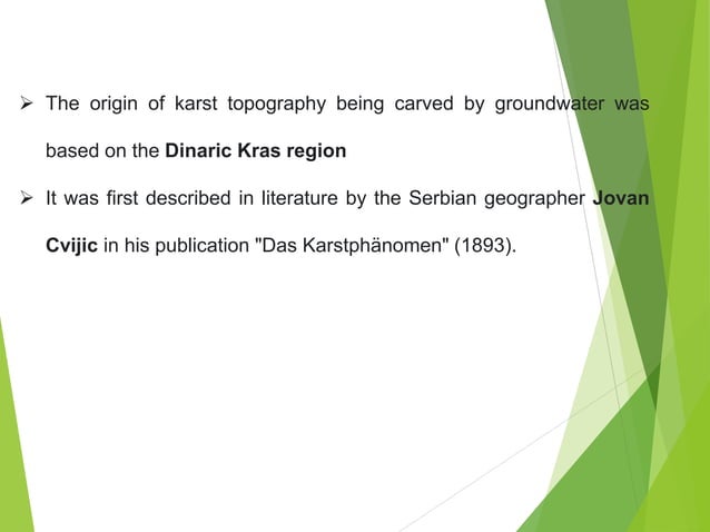 Karst Topography.pptx | Geography | Science