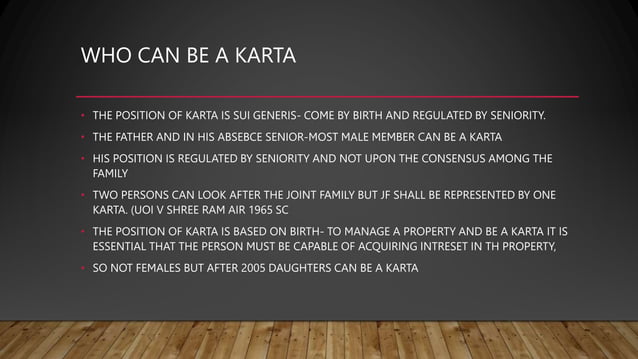KARTA AND POWER TO ALIENATE JOINT FAMILY PROPERTY.pptx