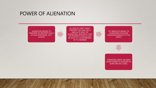 KARTA AND POWER TO ALIENATE JOINT FAMILY PROPERTY.pptx