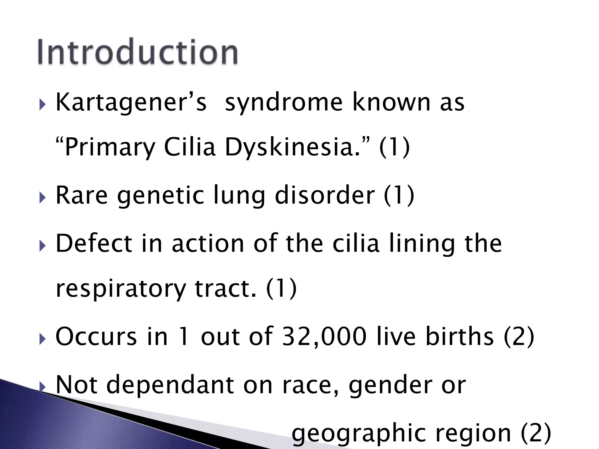 Kartagener's syndrome (final) | PPTX