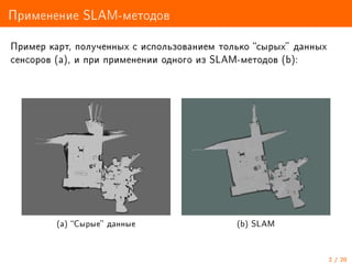 Библиотека для разработки алгоритмов SLAM в ROS | PPT