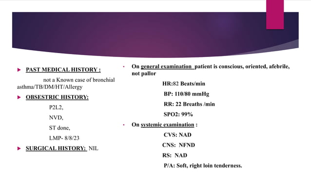 Case presentation On Urinary tract infection | PPTX