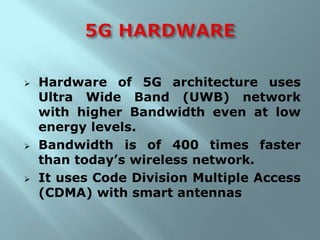 5G WIRELESS TECHNOLOGY.ppt | Computer Networking | Computing