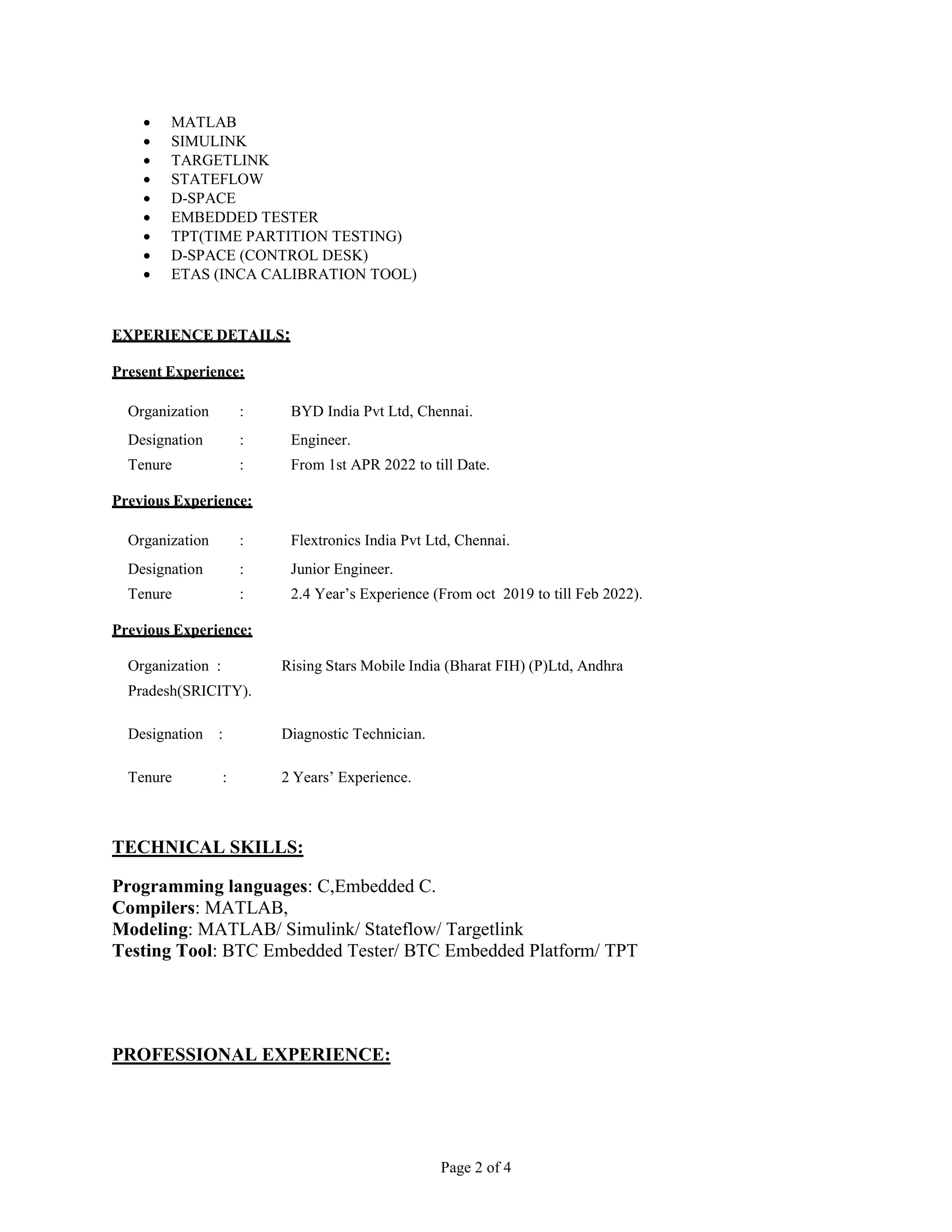 Karthick CV.docx | Computer Software and Applications | Computing