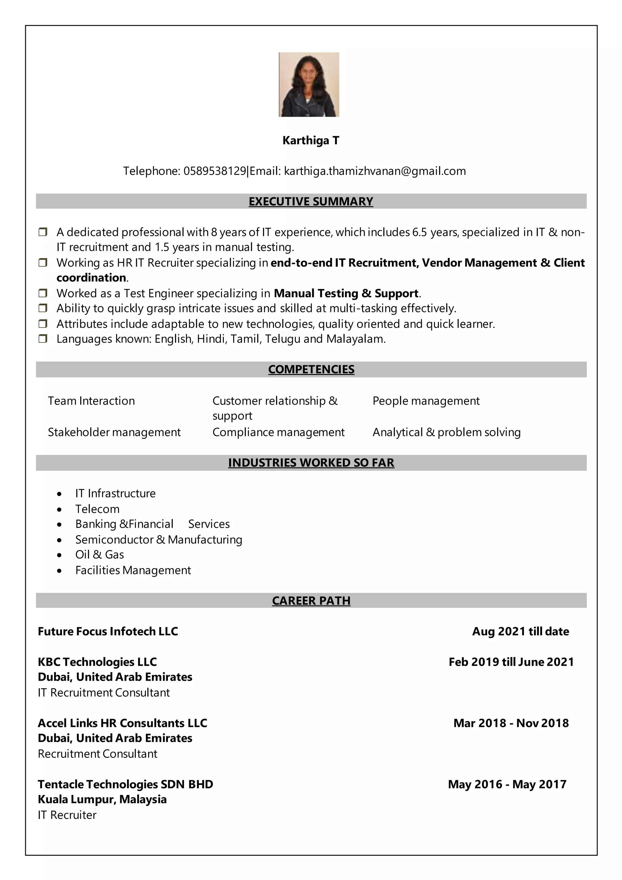 Karthiga thamizhvanan hr 8 years (1) | PDF