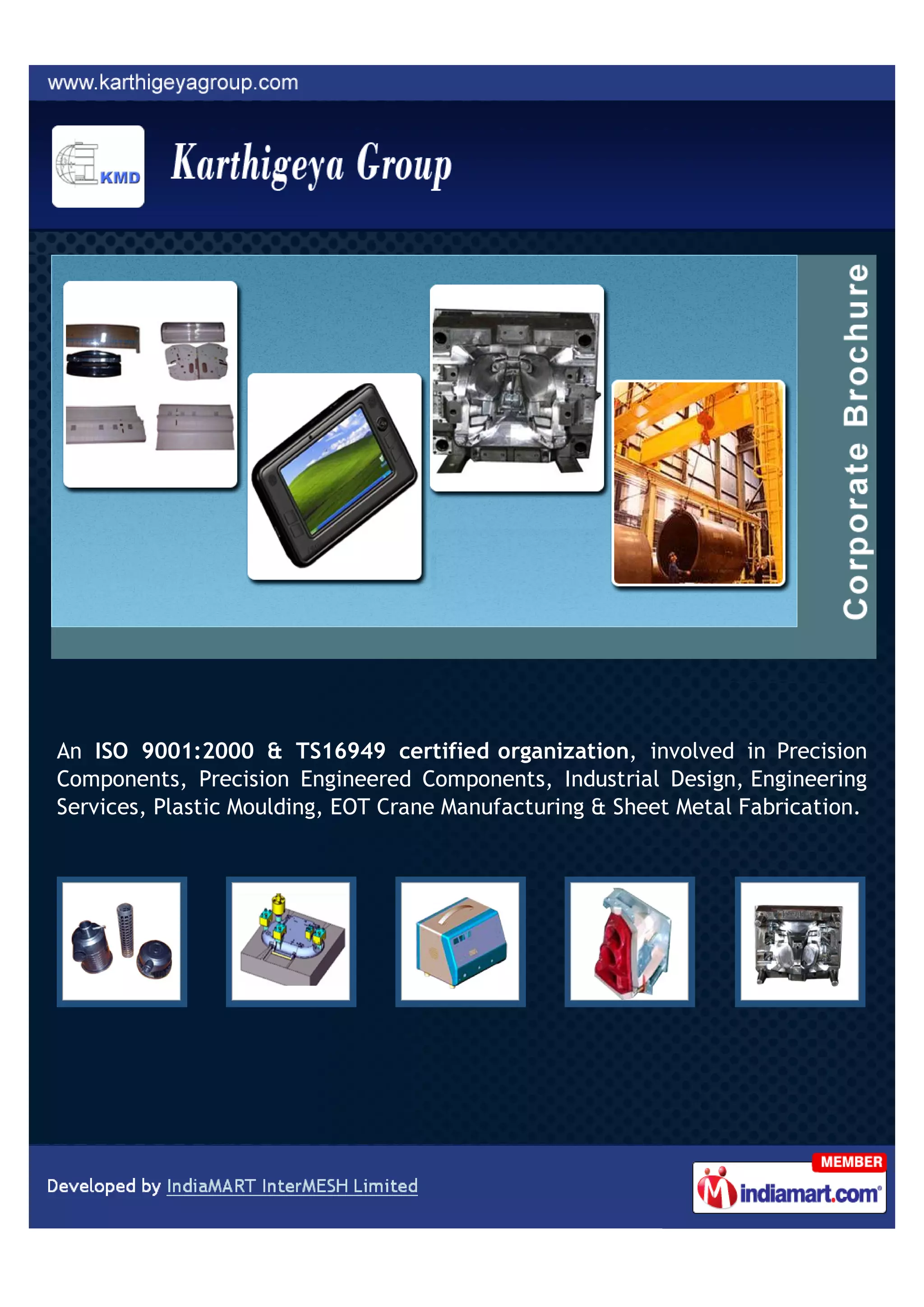 KARTHIGEYA MOULDS & DIES PVT. LTD, Chennai, Precision Components | PDF