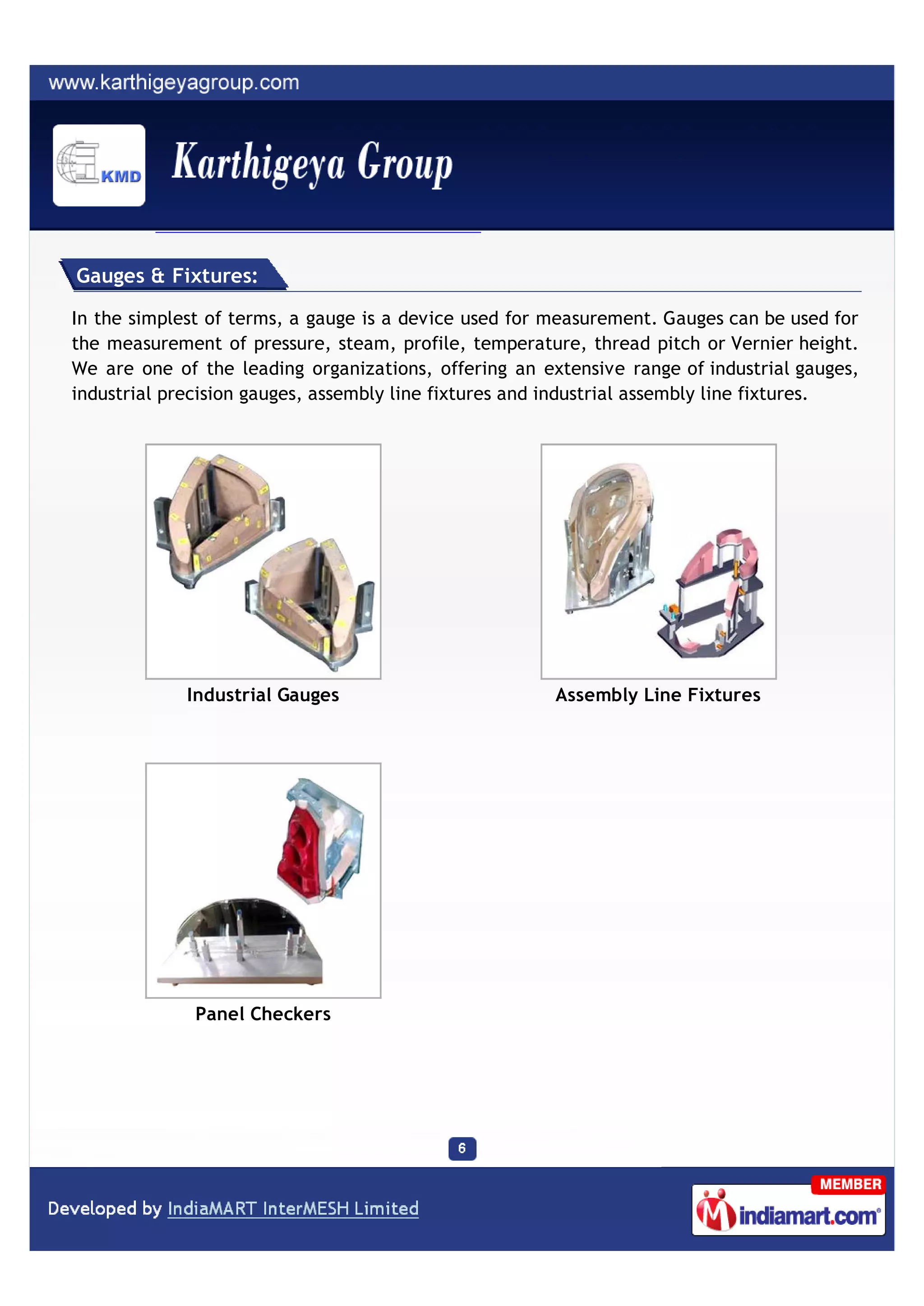 KARTHIGEYA MOULDS & DIES PVT. LTD, Chennai, Precision Components | PDF