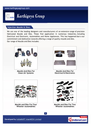KARTHIGEYA MOULDS & DIES PVT. LTD, Chennai, Precision Components | PDF