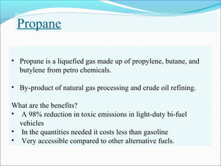 Alternate Fuels for SI Engines | PPT