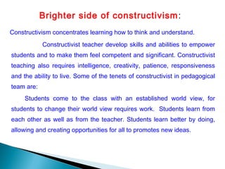 CONSTRUCTIVISM IN TEACHING - PPT | PPT