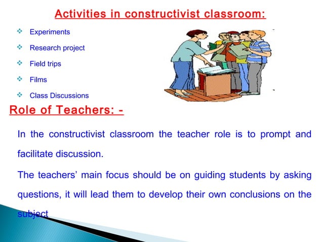 CONSTRUCTIVISM IN TEACHING - PPT | PPT | Education