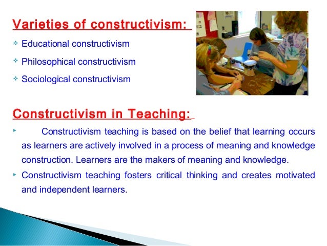 CONSTRUCTIVISM IN TEACHING - PPT