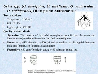 quality control and registration standards of biocontrol agents | PPTX