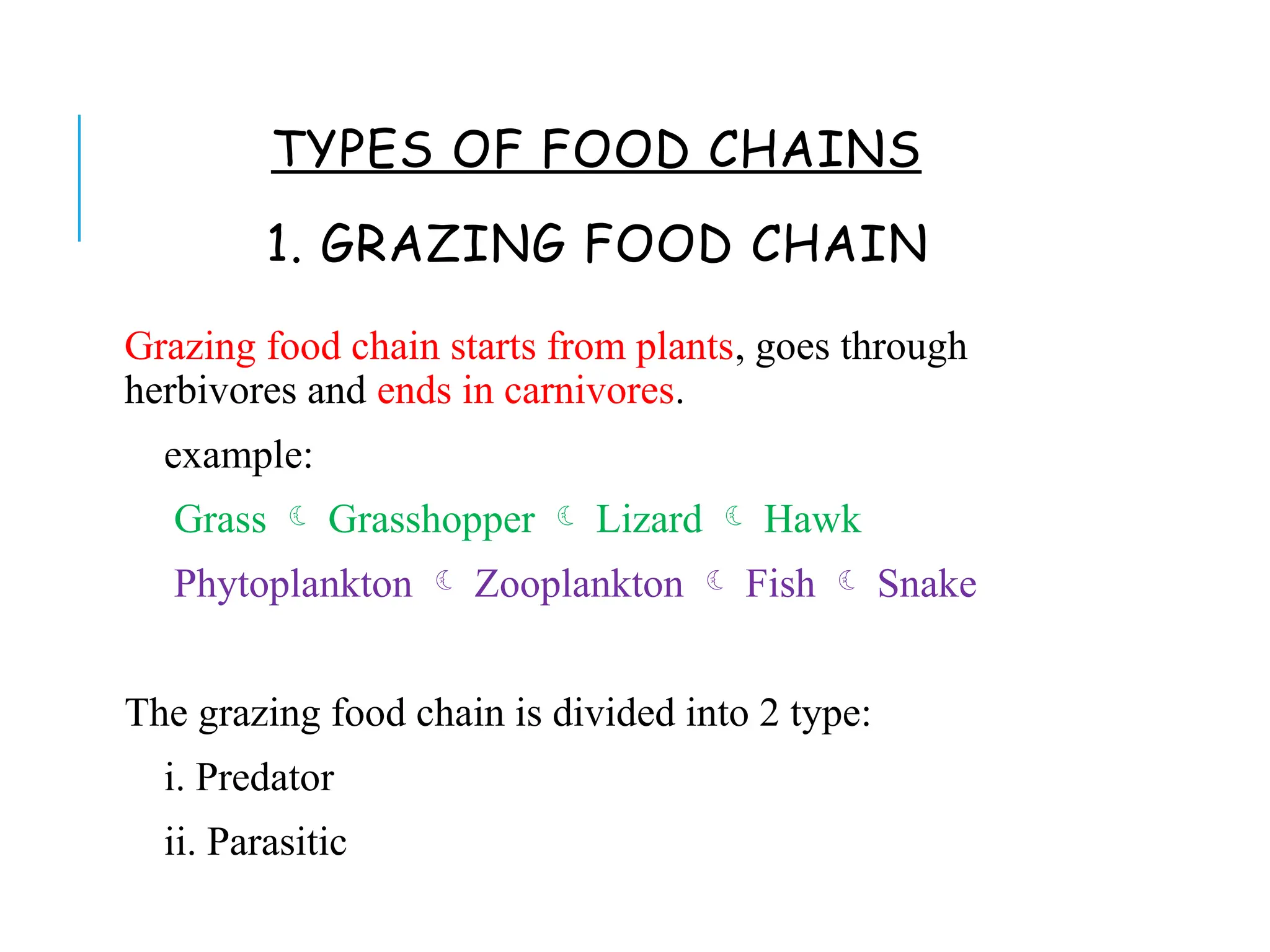 food chan and food web in ecosystem.pptx