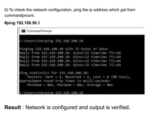 Network configuration and installation of ssh.pptx