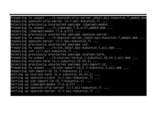 Network configuration and installation of ssh.pptx