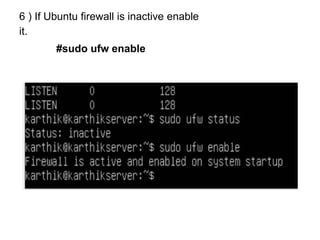 Network configuration and installation of ssh.pptx
