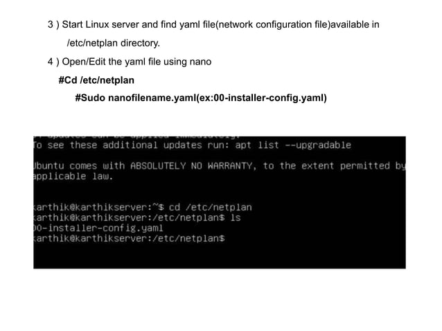 Network configuration and installation of ssh.pptx