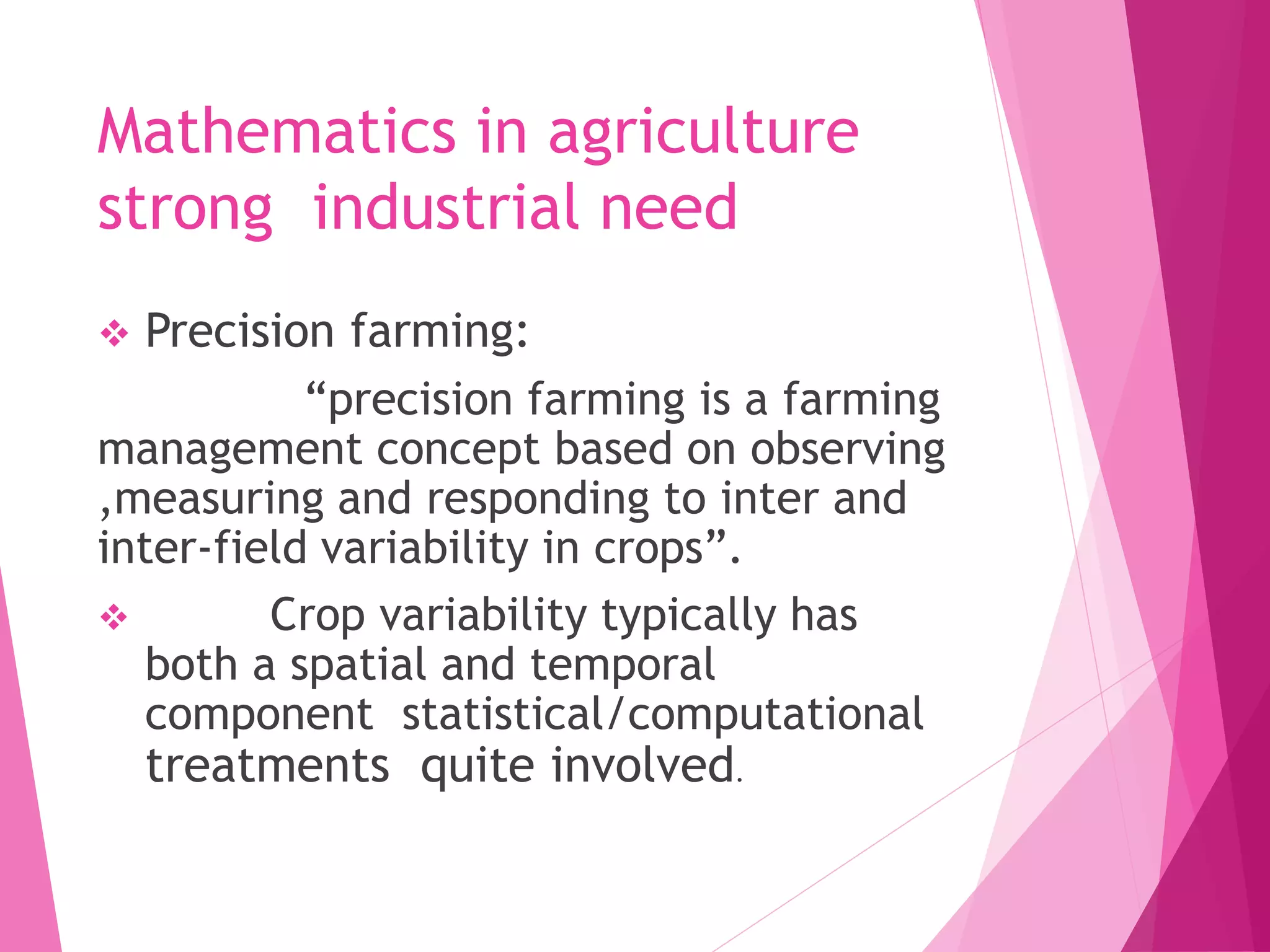 APPLICATION OF MATHS IN AGRICULTURE.pptx