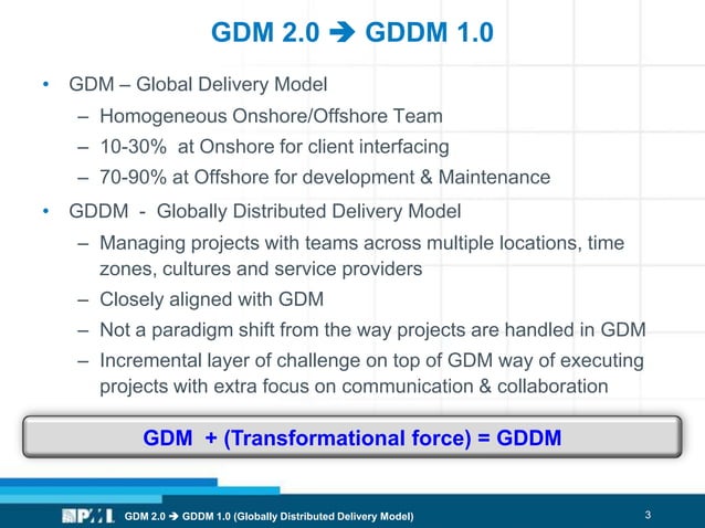 Karthikeyan gddm 1.0 (globally distributed delivery model) | PPT