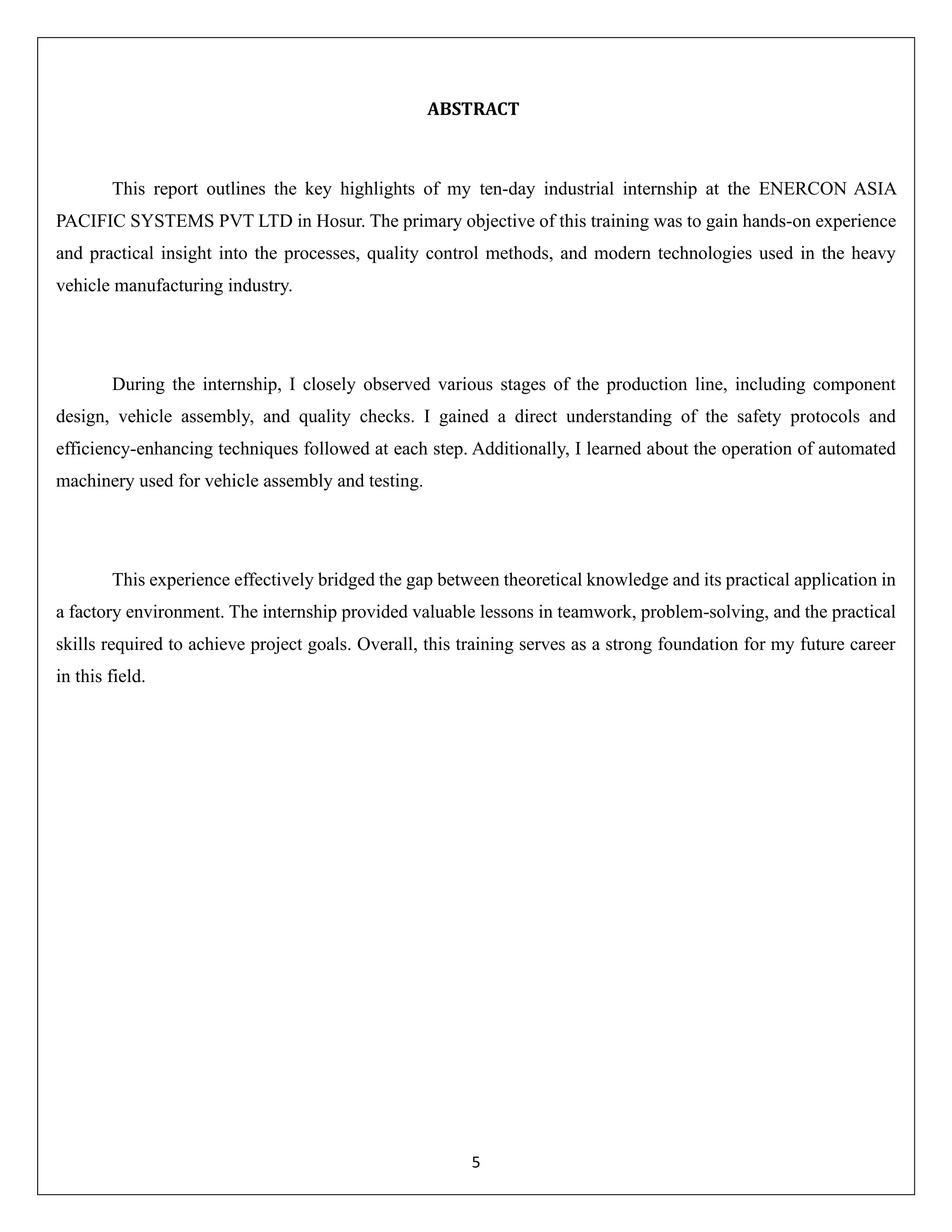 Enercon Asia pacific private limited, Hosur | PDF