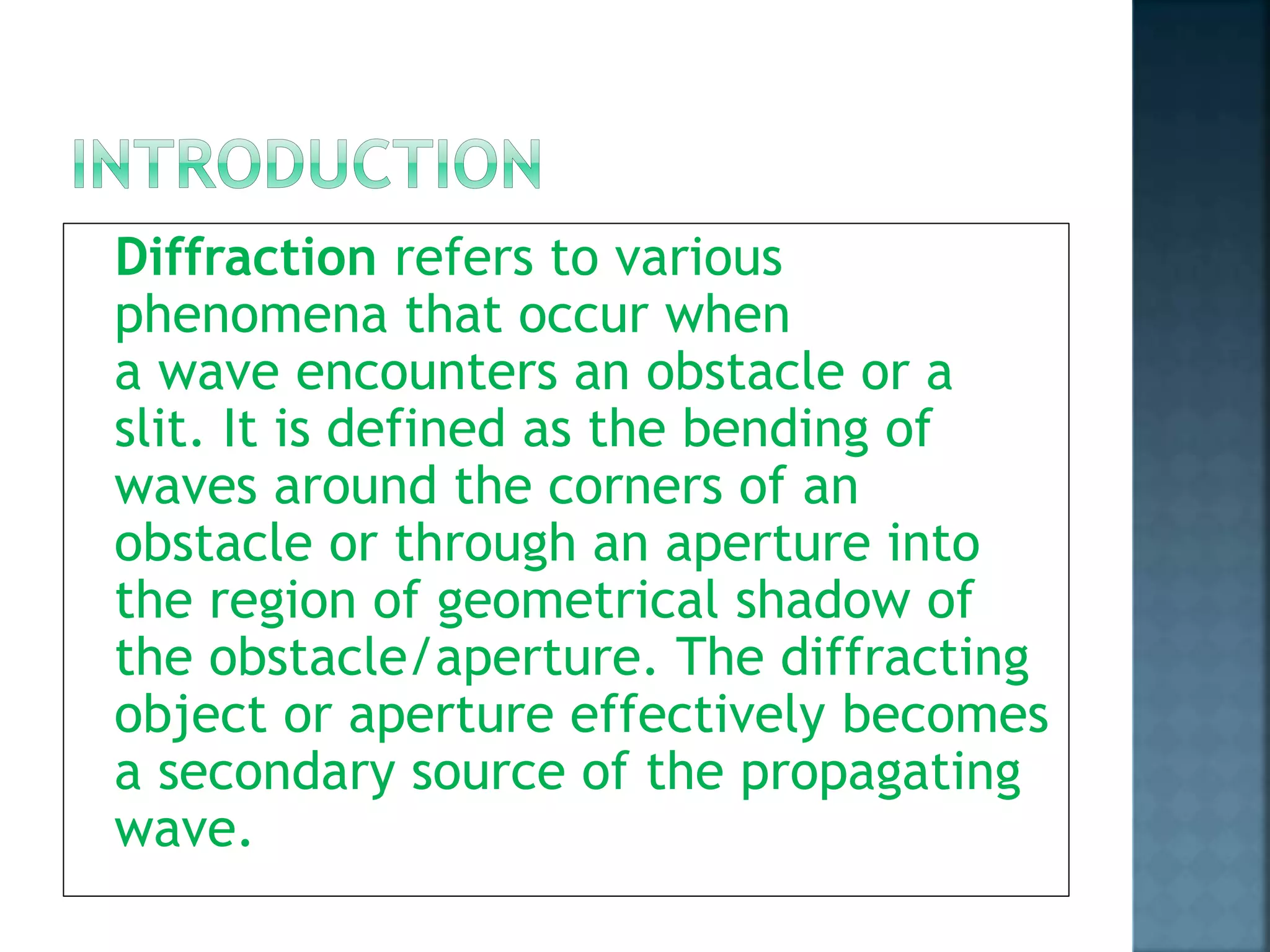 diffraction , polarisation | PPTX