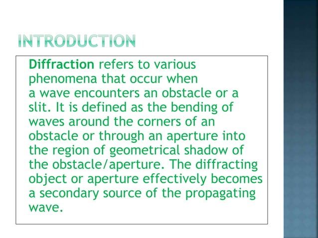 diffraction , polarisation | PPTX