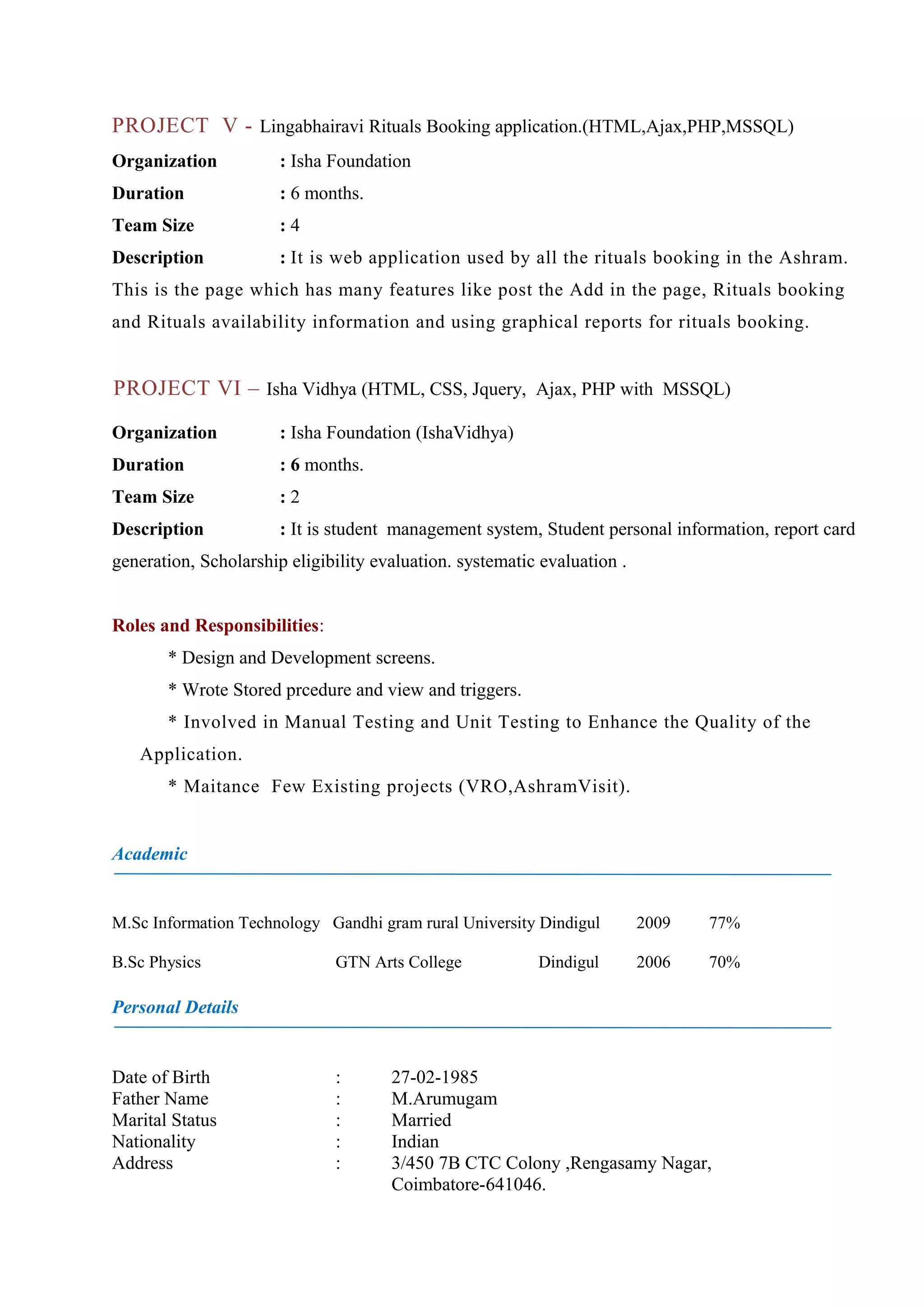 Karthik resume | PDF