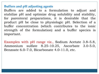 small volume parentrals | PPTX