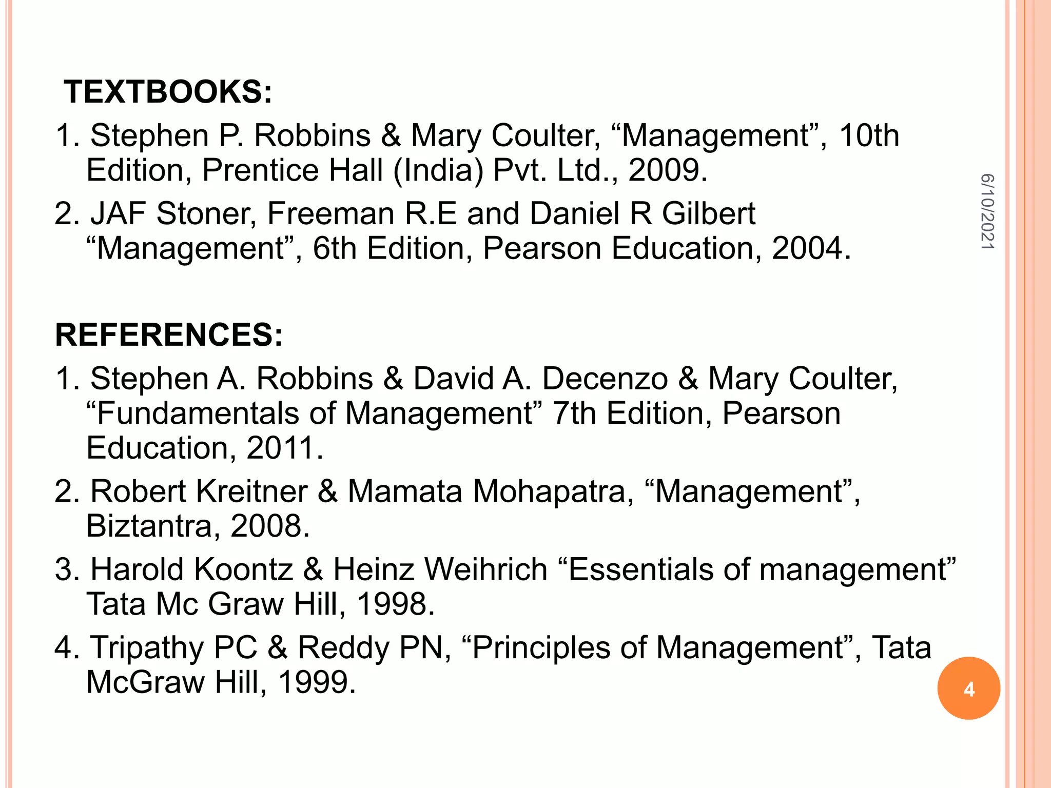 Principles of Management MG6851 (Karthikeyan.I, AP, Mech, SRIT) | PPTX