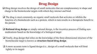 (Kartik Tiwari) Denovo Drug Design.pptx