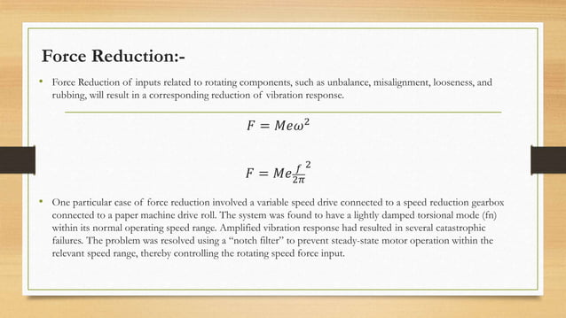 industrial vibration control method | PPT