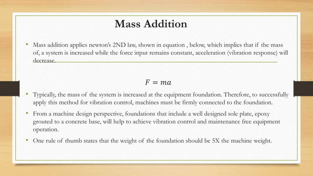industrial vibration control method | PPT