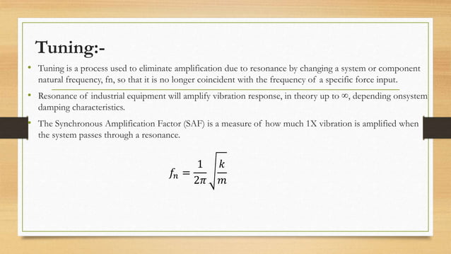 industrial vibration control method | PPT