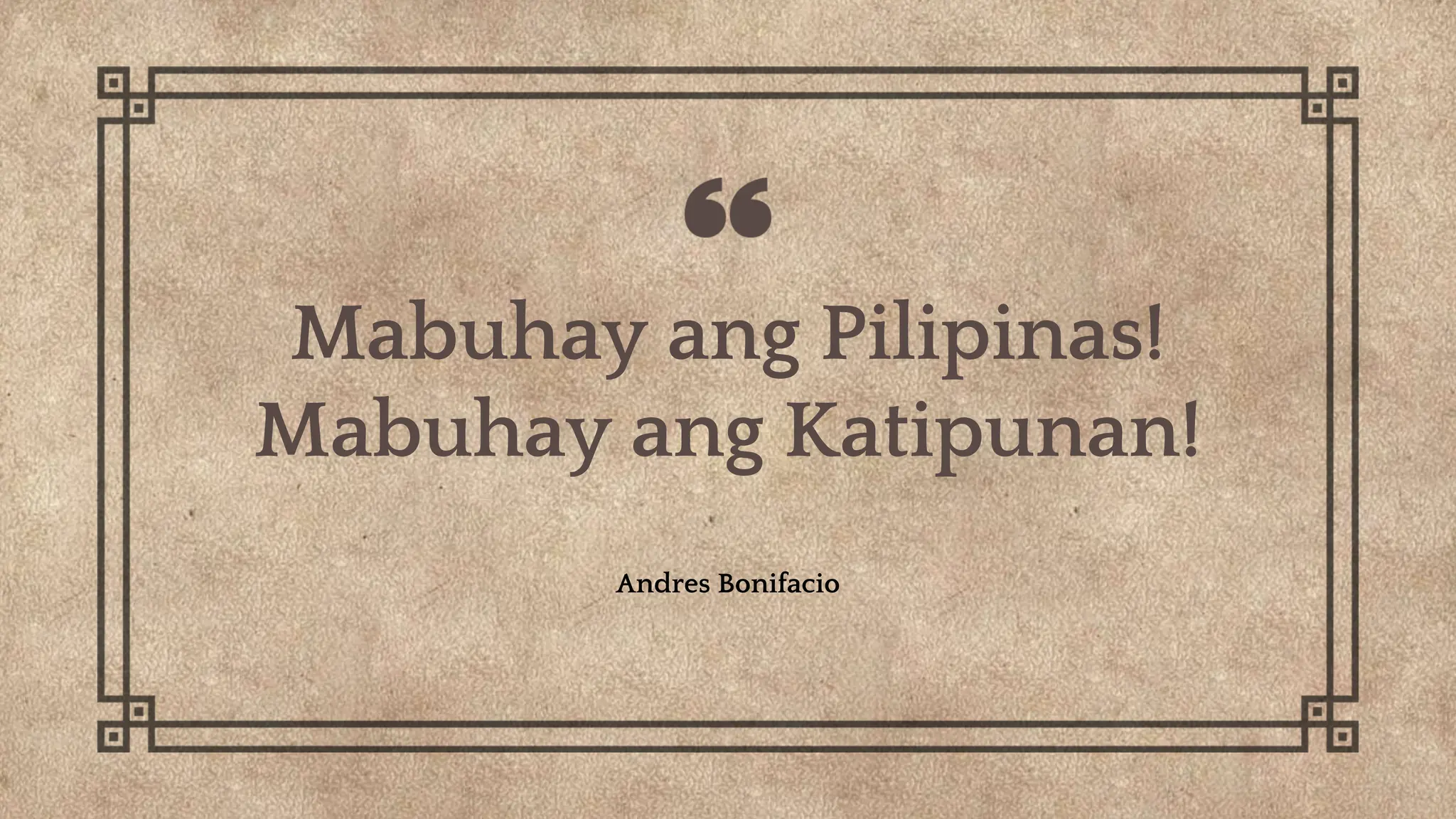 Kartilla ng Katipunan was about the thirteen lessons that serves as the ...