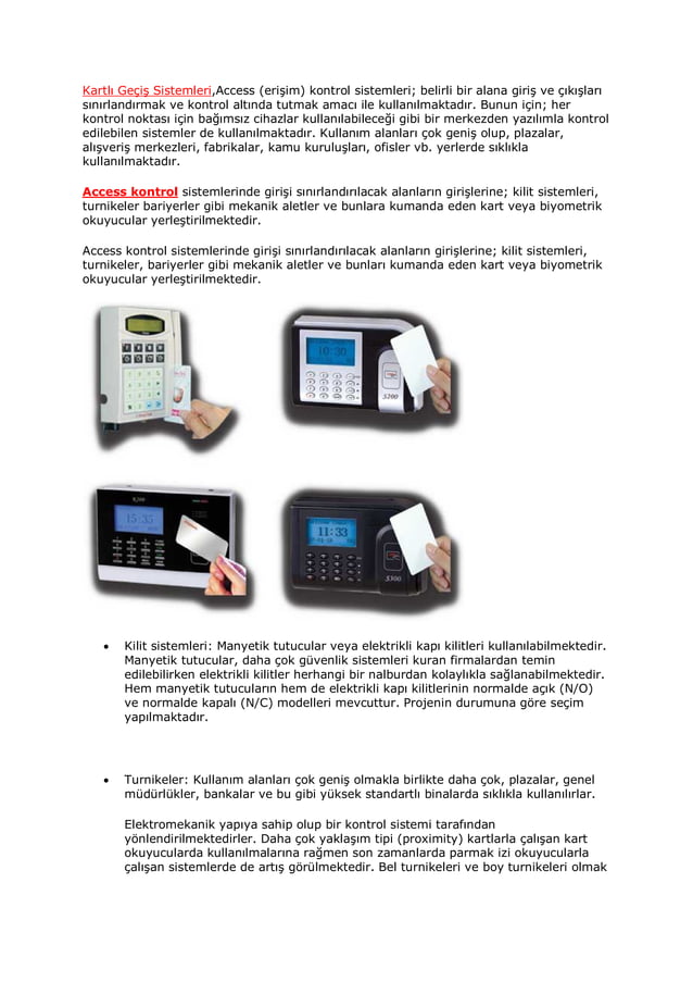 Kartli gecis-sistemi | PDF