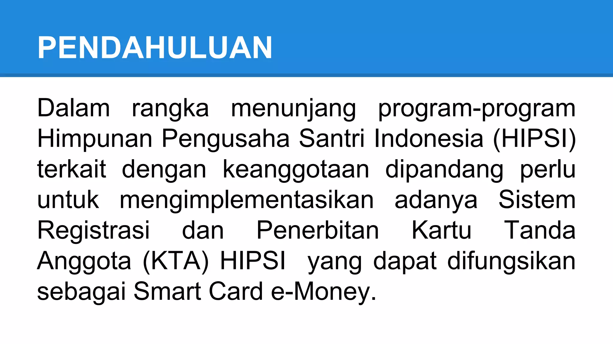 Kartu anggota hipsi | PPTX