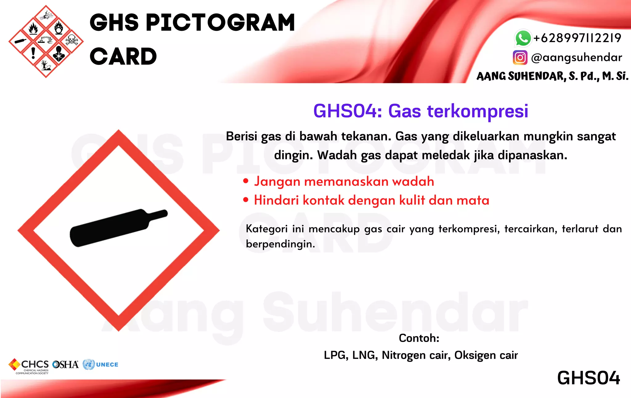 Kartu GHS Pictograms | PDF
